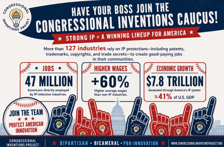 Foam Fingers Up! Congressional Inventions Project Scores Big for IP ...